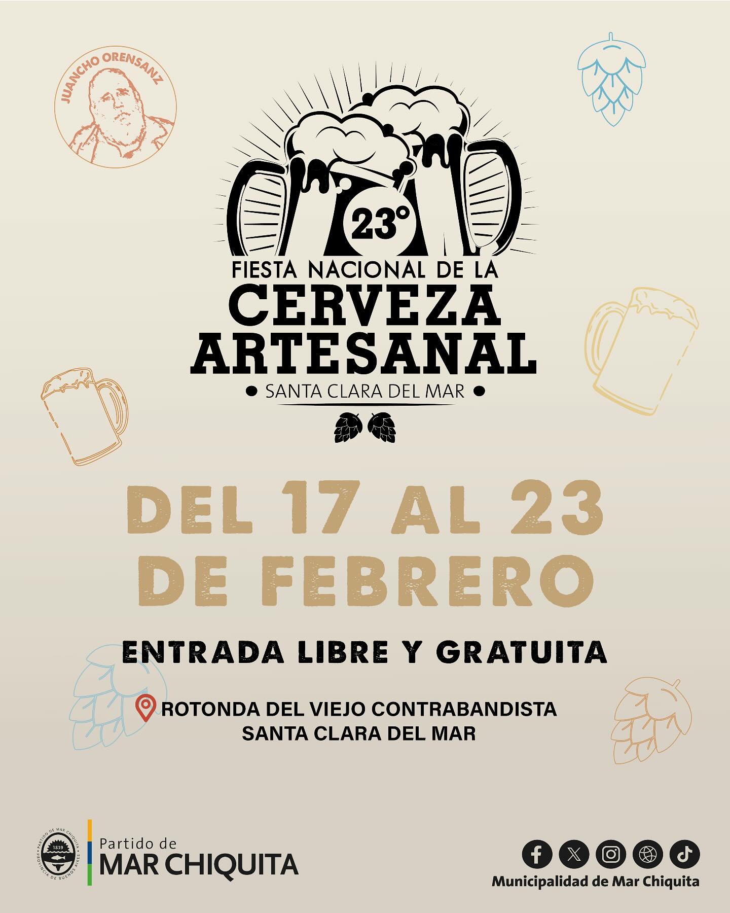 Fiesta Nacional de la Cerveza Artesanal 2026 - Santa Clara del Mar